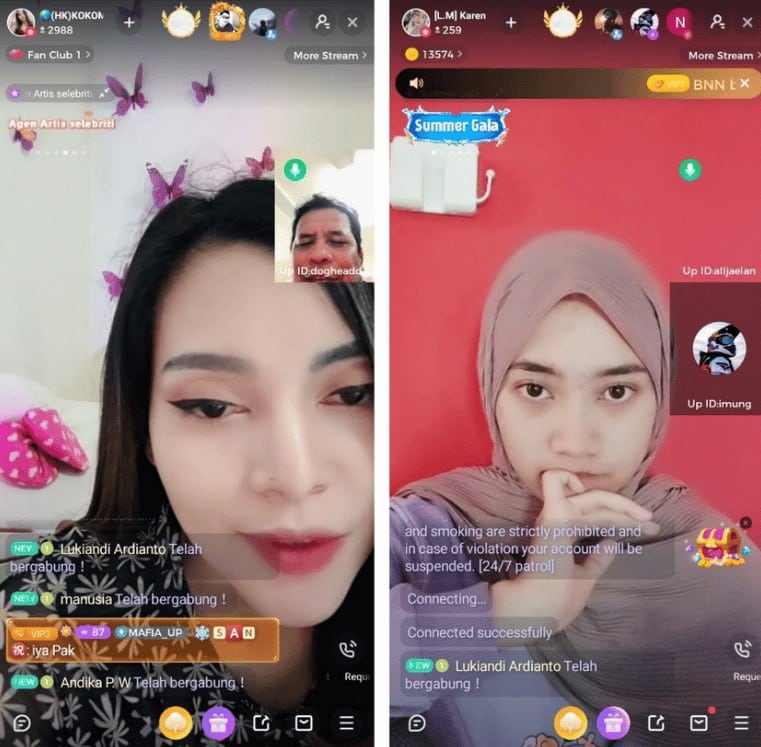 Aplikasi Live Streaming Bar Bar Unlock VIP Room